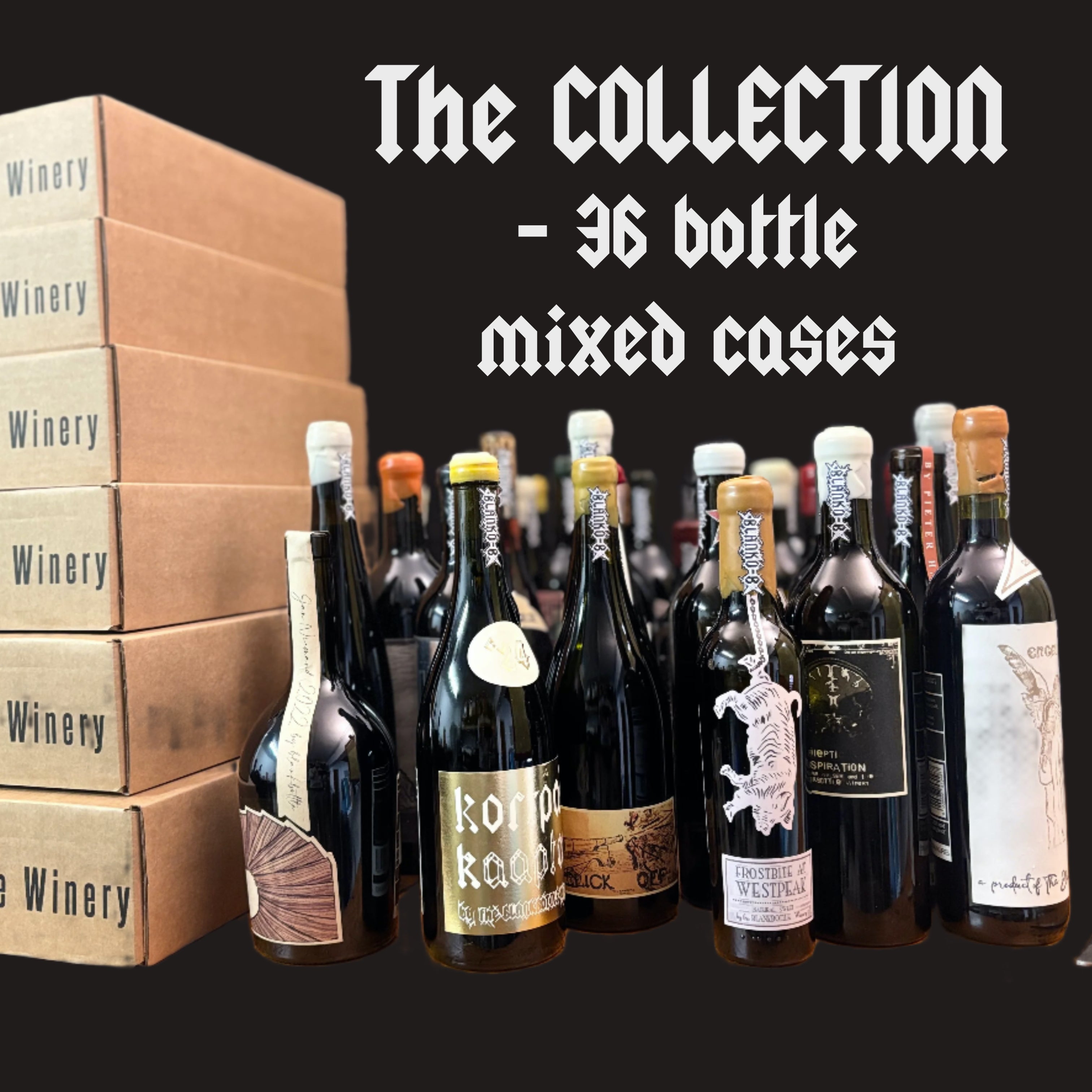 The COLLECTION - 36 bottle mixed cases – Blankbottle